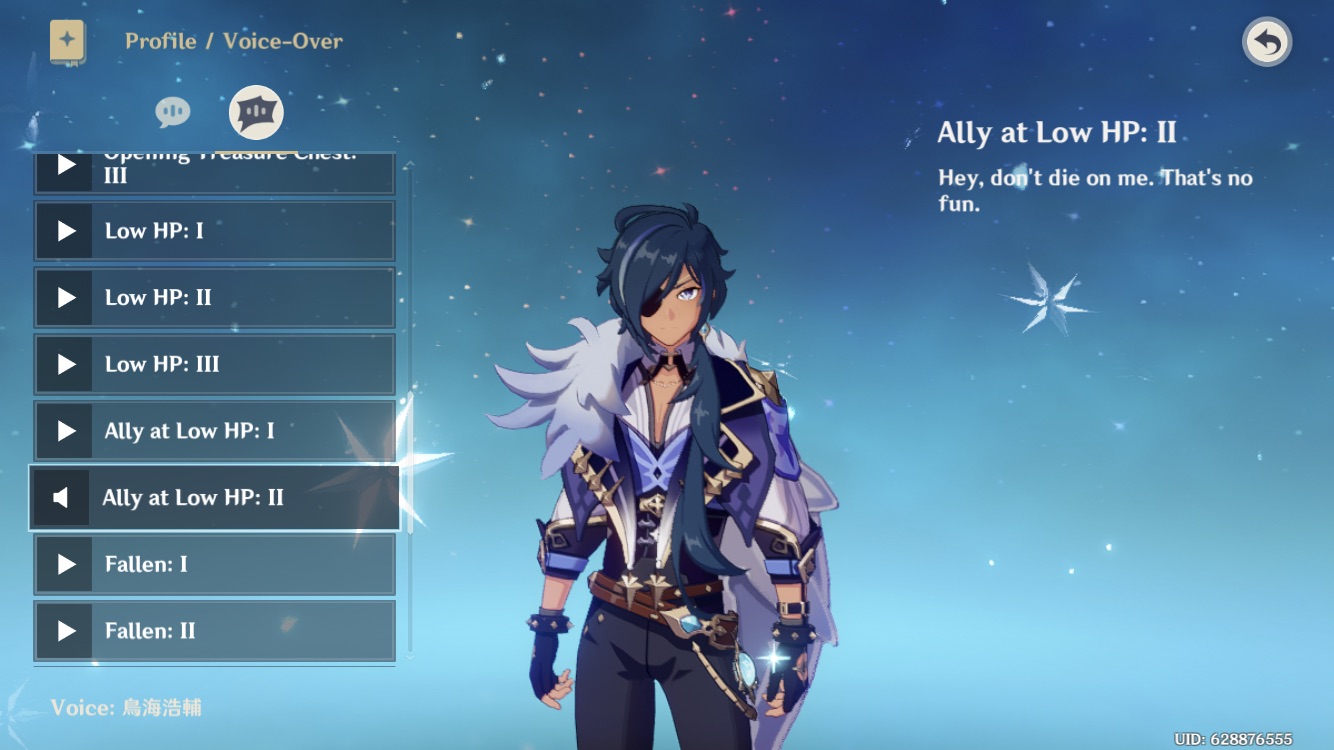 The new ally at low hp lines and pretty funny… Genshin Impact | HoYoLAB