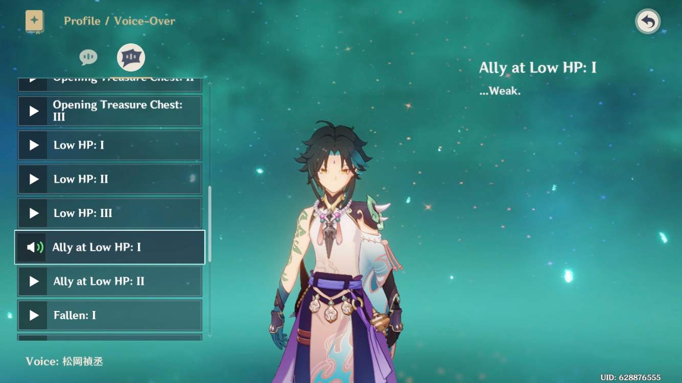 The new ally at low hp lines and pretty funny… Genshin Impact | HoYoLAB