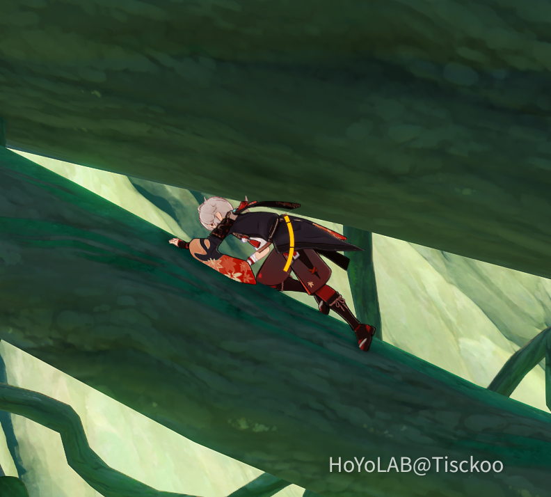 Kazuha climbing Genshin Impact | HoYoLAB