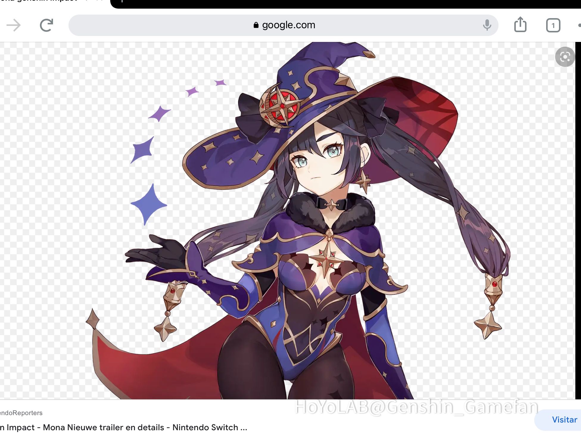 I drew Mona look( =ω= ) Genshin Impact | HoYoLAB