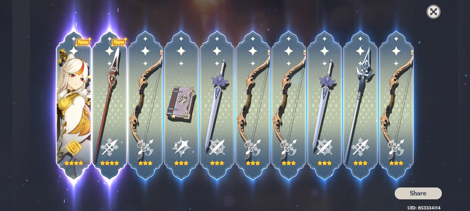 my today's pull Genshin Impact | HoYoLAB