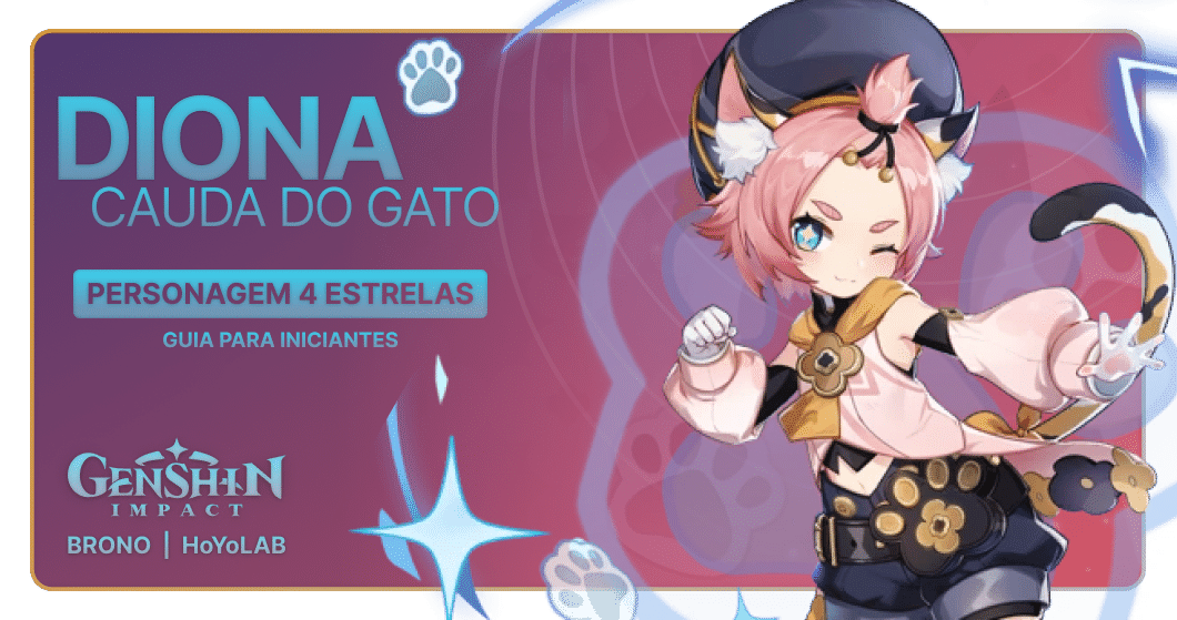 [Guia de Iniciantes] Coquetel da Cauda do Gato - Diona Genshin Impact ...