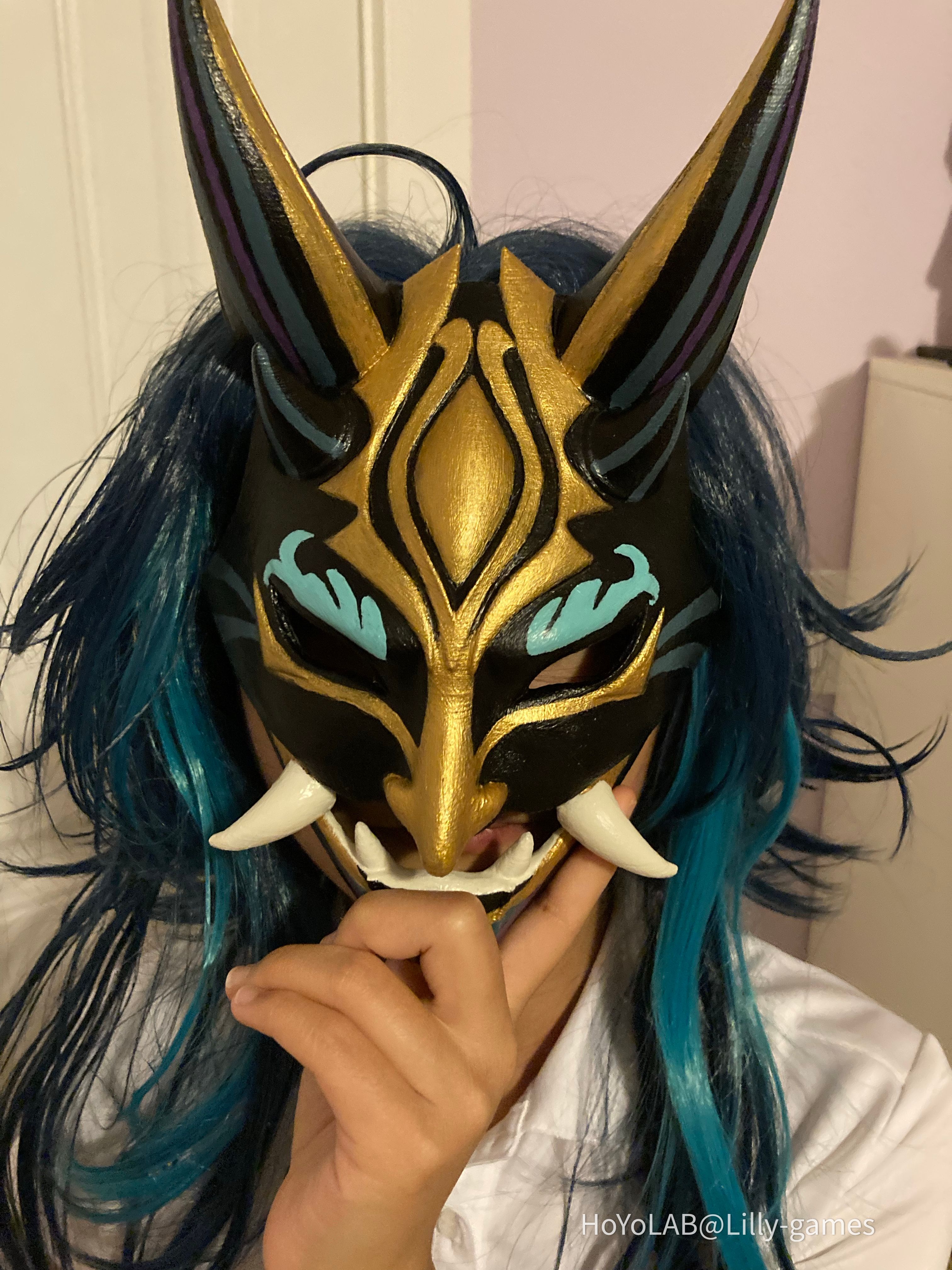 I FINISHED MY XIAO MASK! Genshin Impact | HoYoLAB