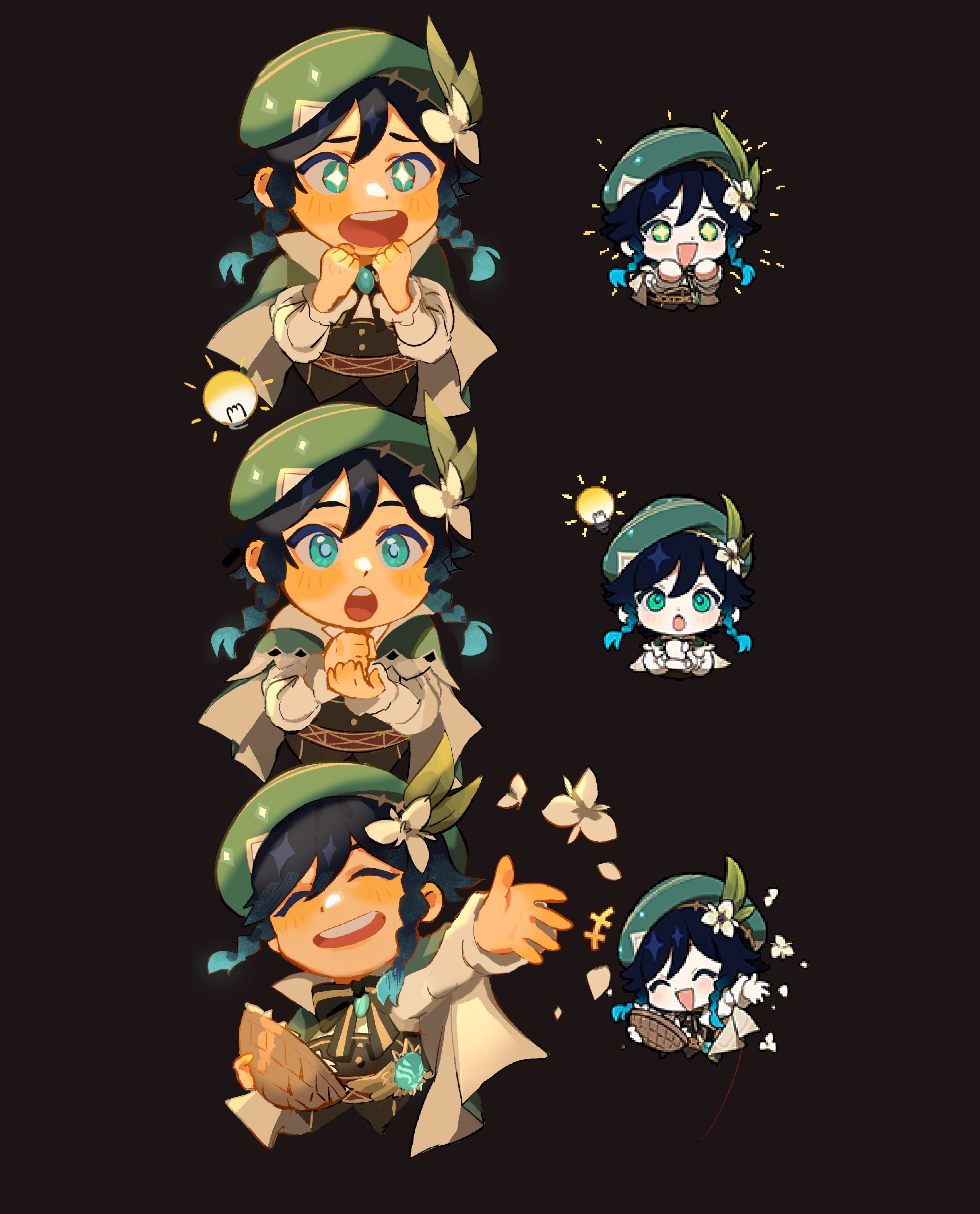 Venti emotes redraw ! Genshin Impact | HoYoLAB