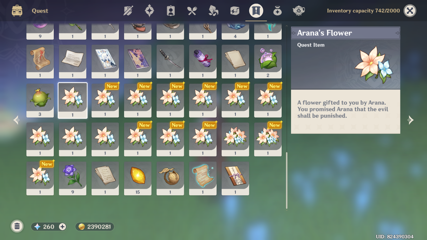 The memories of flowers will never be faded away... Genshin Impact ...