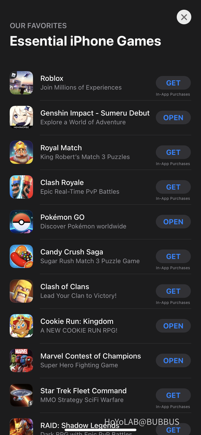AppStore says Genshin is essential! Genshin Impact | HoYoLAB