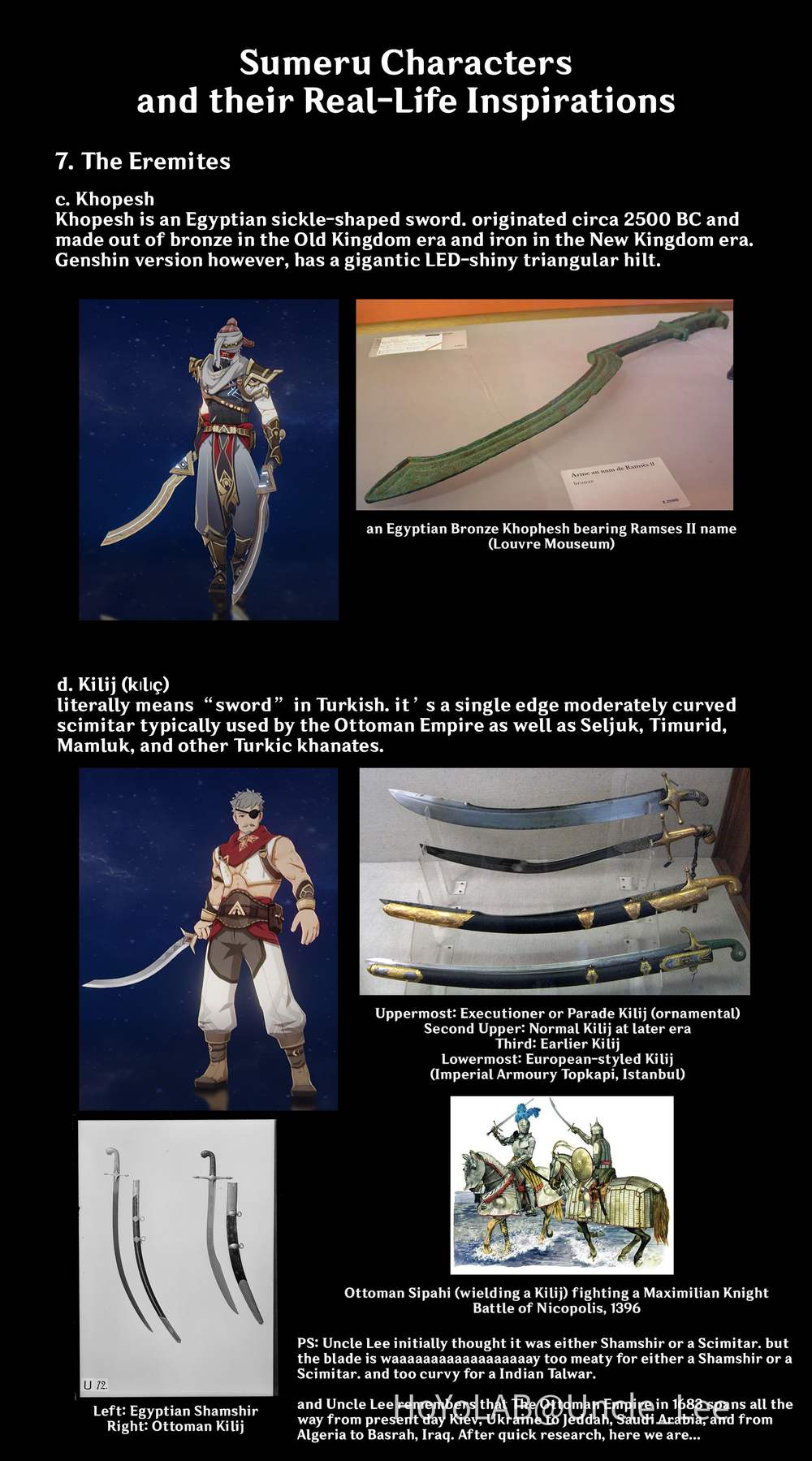 (Part 3) Sumeru Characters Design Breakdown and IRL Inspiration - NPC ...