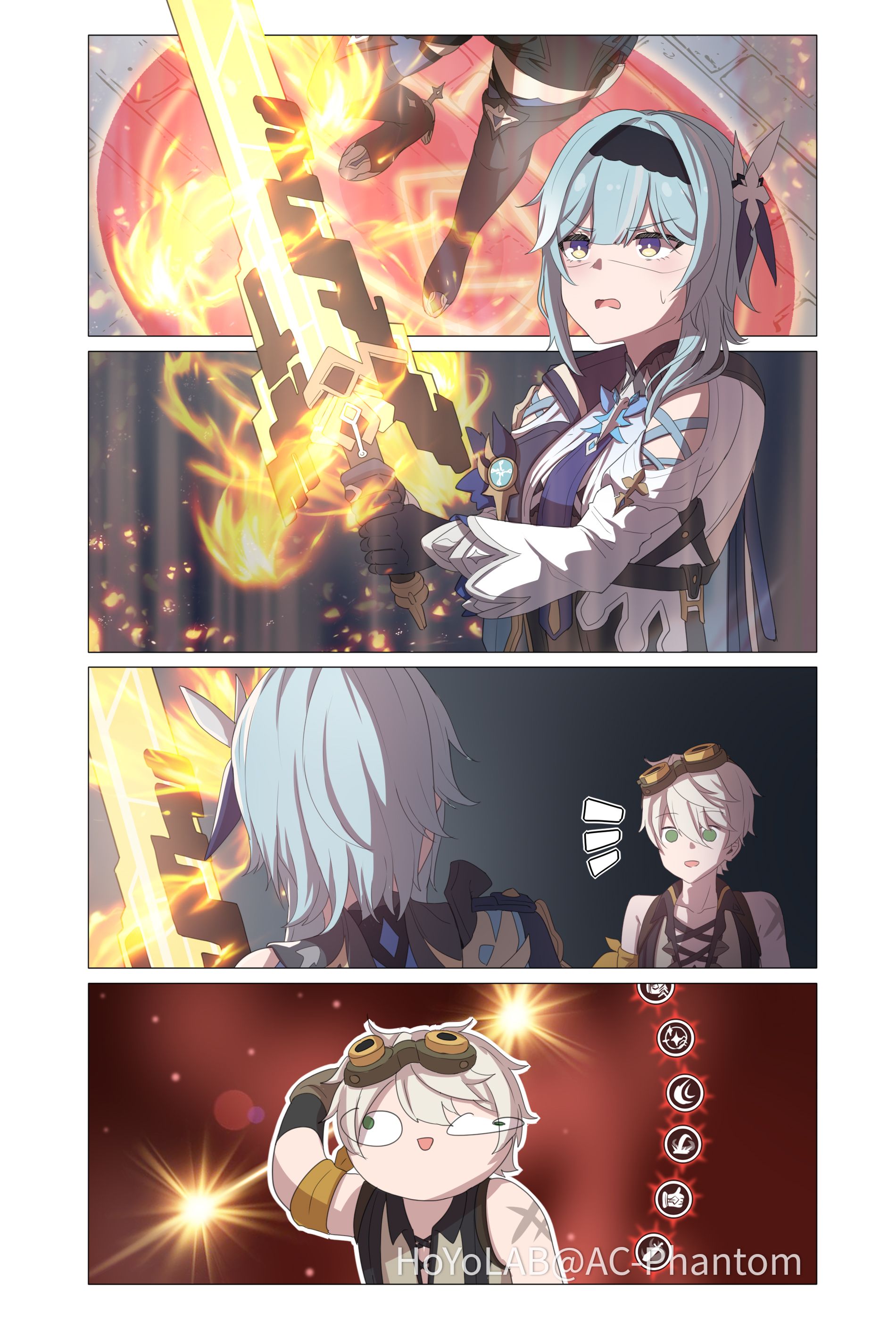 Hỏa thần full sức mạnh đấy Eula à 🐧 Genshin Impact | HoYoLAB