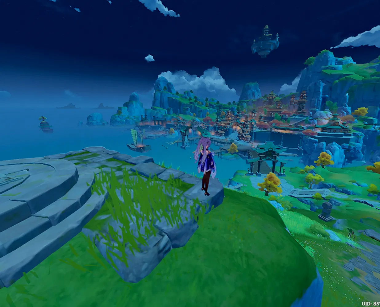 Best viewpoint of Liyue Harbor Genshin Impact | HoYoLAB