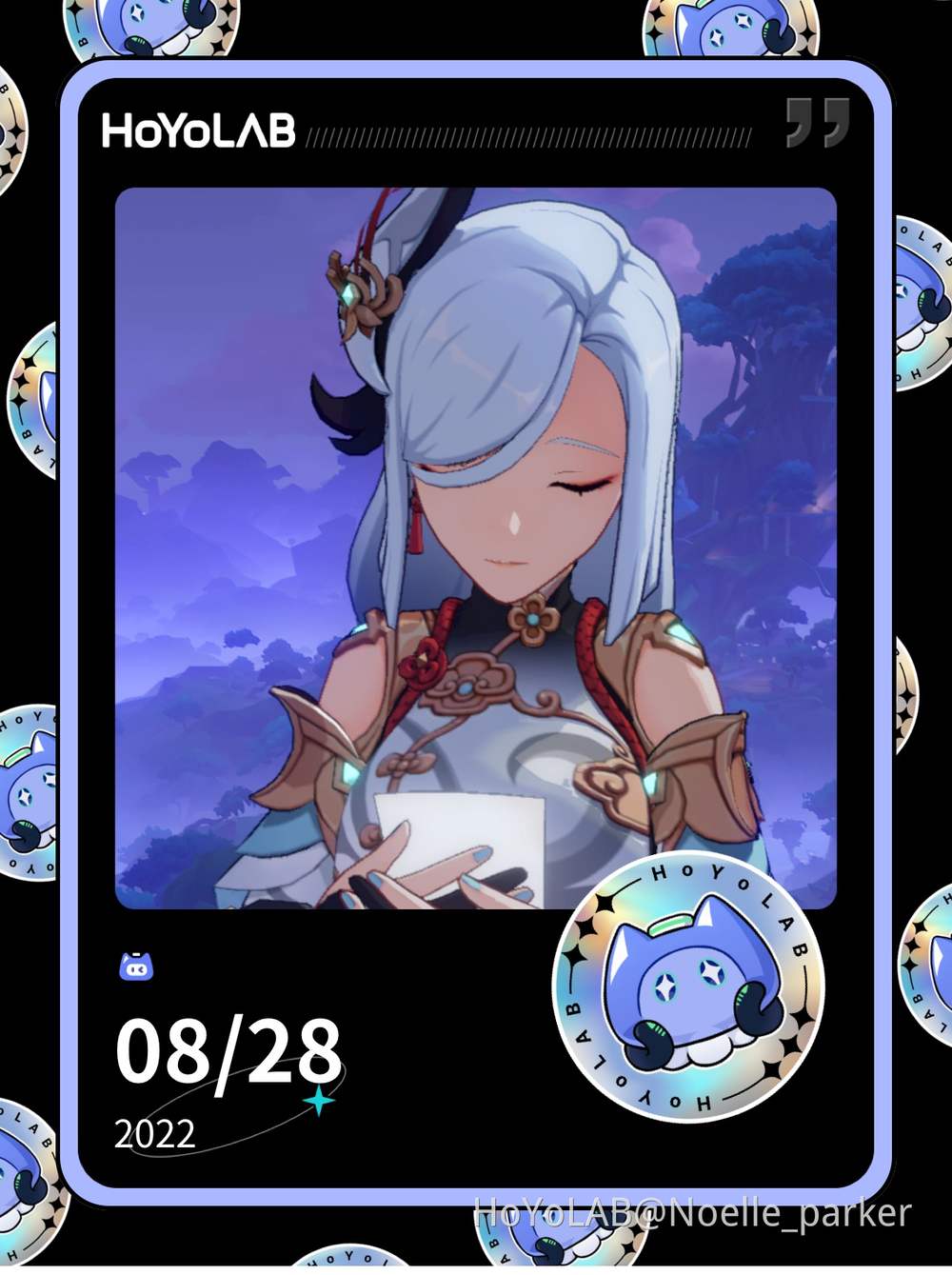 08/28 Diary - # My Character Building Diary | HoYoLAB