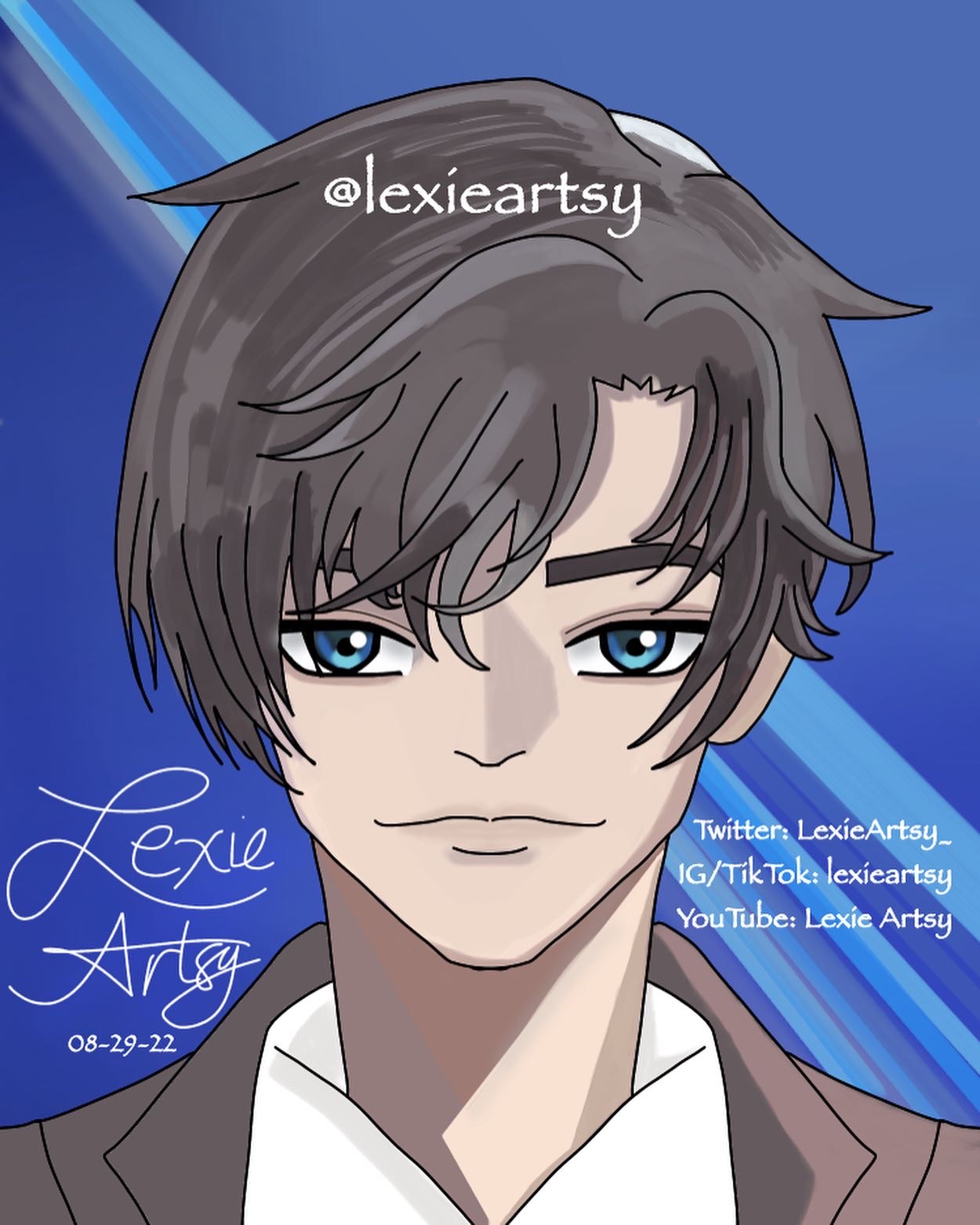 My Fan Art of Artem Wing Tears of Themis | HoYoLAB