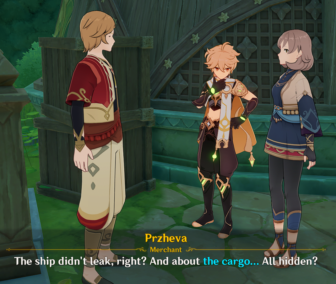 Hidden cargo in Port Ormos?🤔🤔🤔 Genshin Impact | HoYoLAB