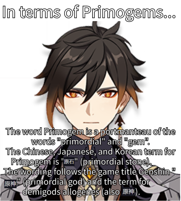 In terms of Primogems... Genshin Impact | HoYoLAB