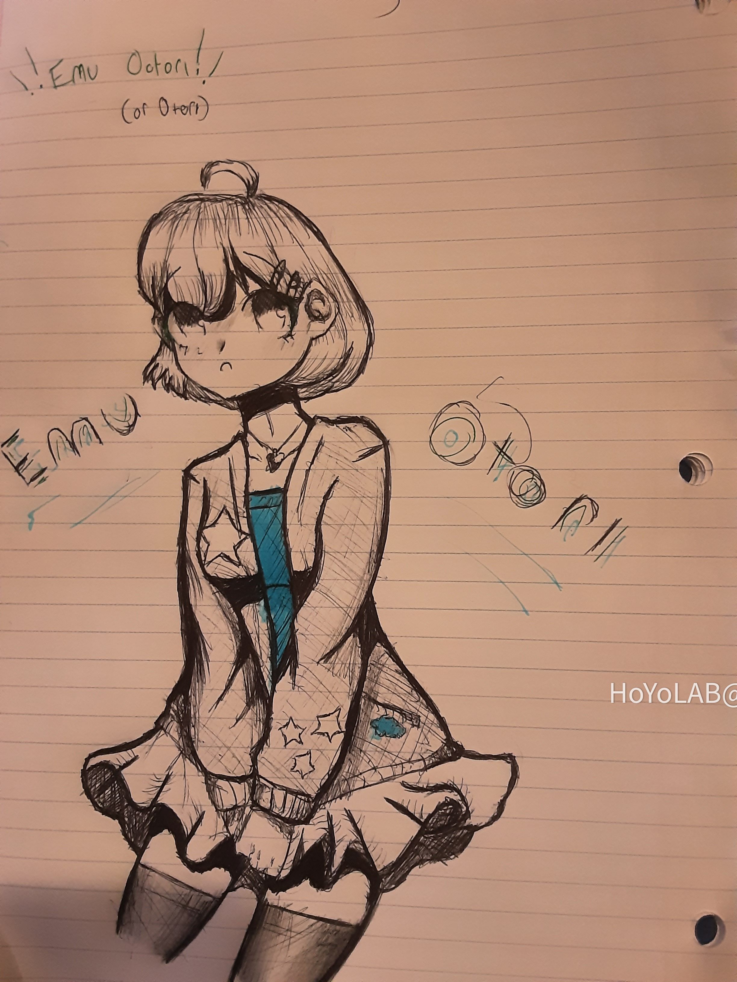 yet again another emu drawing! WOOO LES GOOOO | HoYoLAB