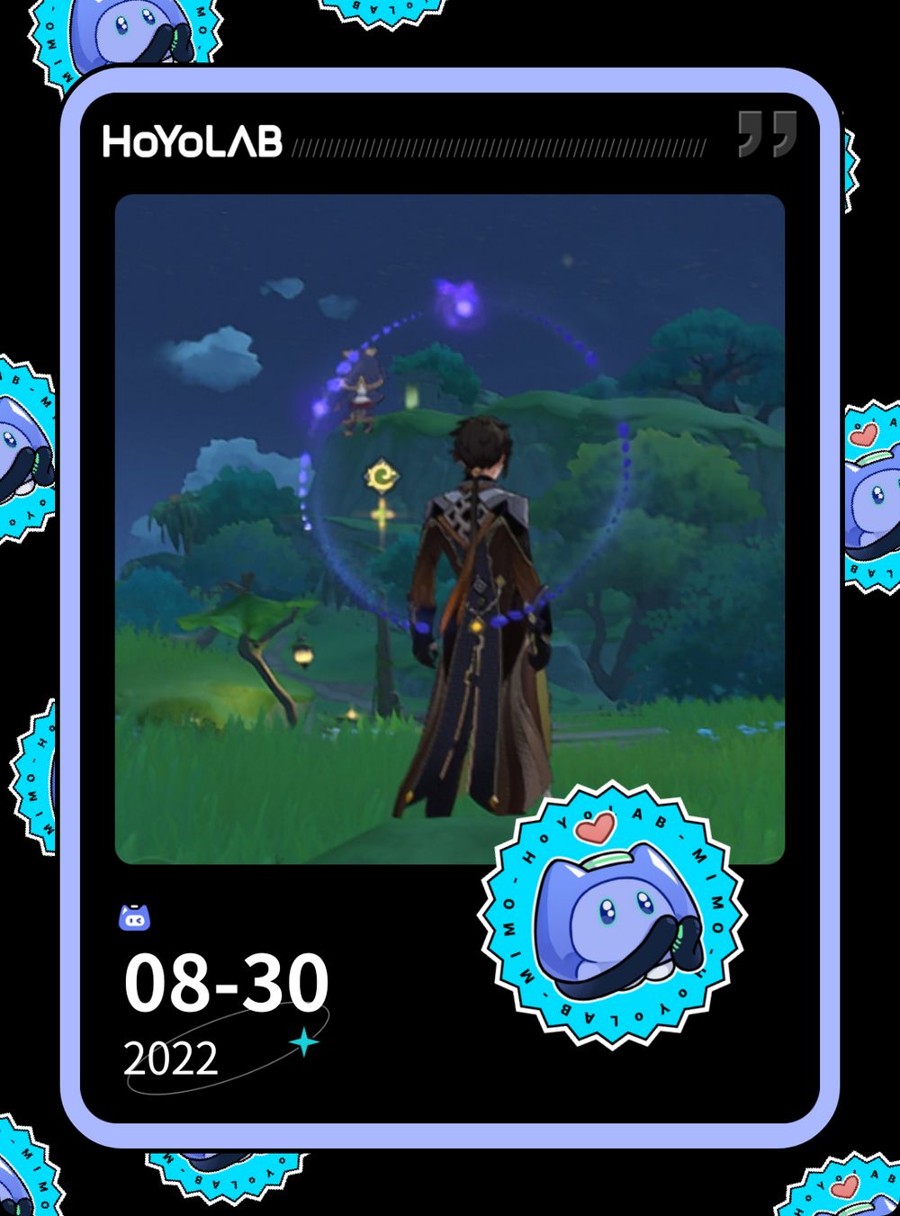08-30 日记 -# 我的角色养成日记 | HoYoLAB