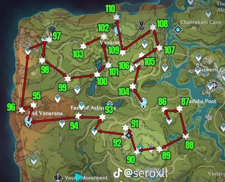 Dendroculus map Genshin Impact | HoYoLAB
