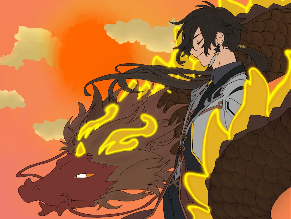 #zhongli fan art #genshin impact zhongli fanart! Genshin Impact | HoYoLAB