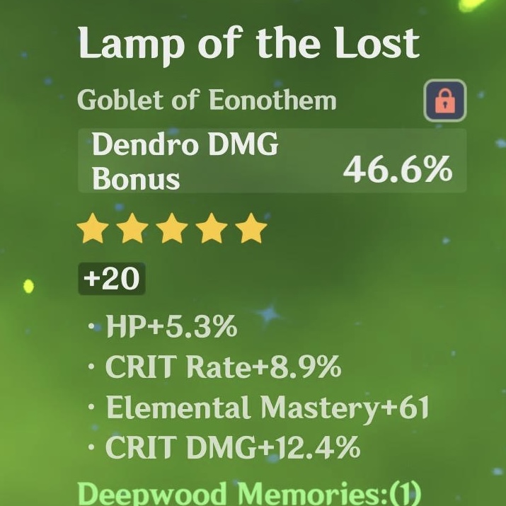 Good Dendro Artifact! Genshin Impact | HoYoLAB