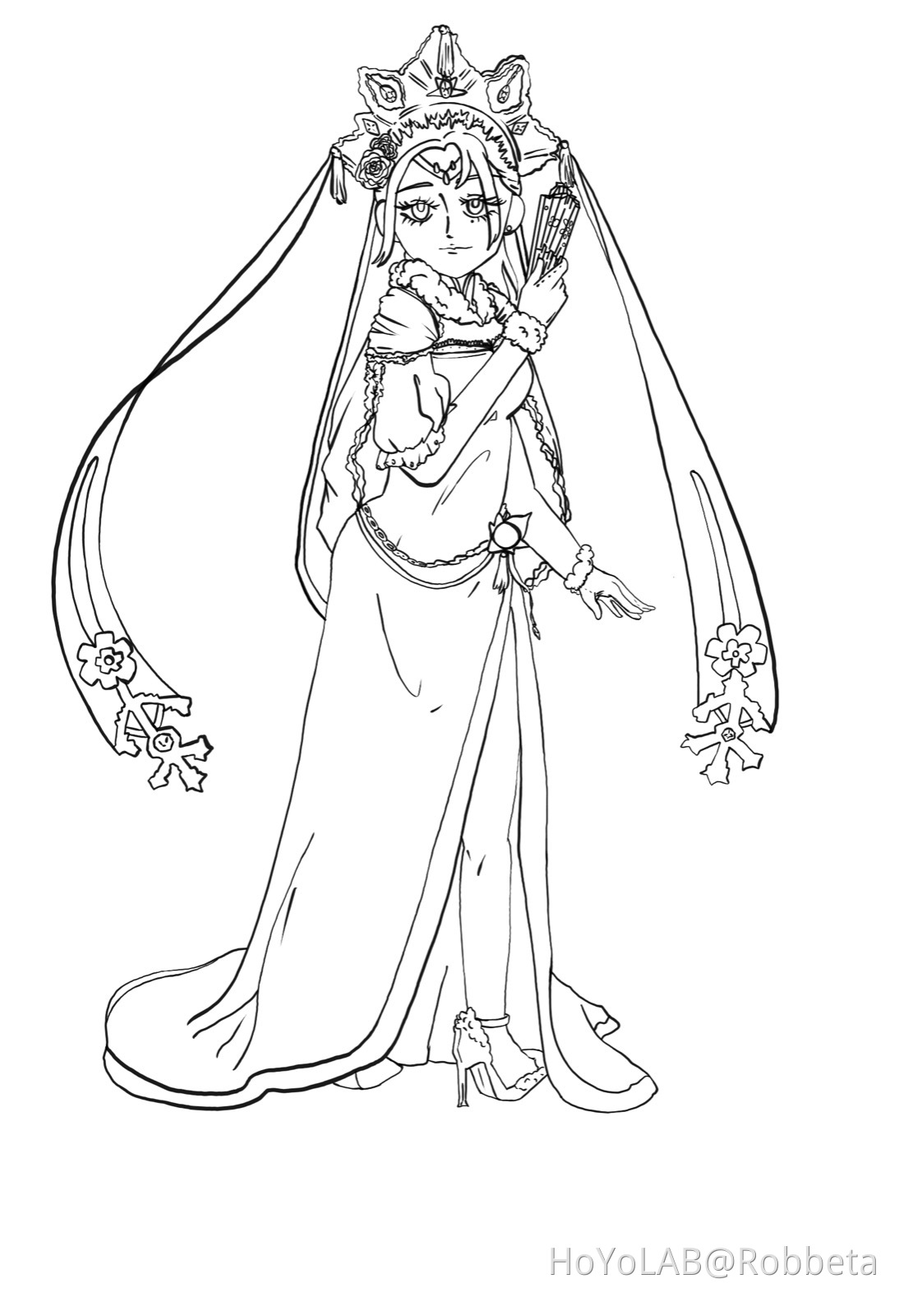 Tsaritsa sketch Genshin Impact | HoYoLAB