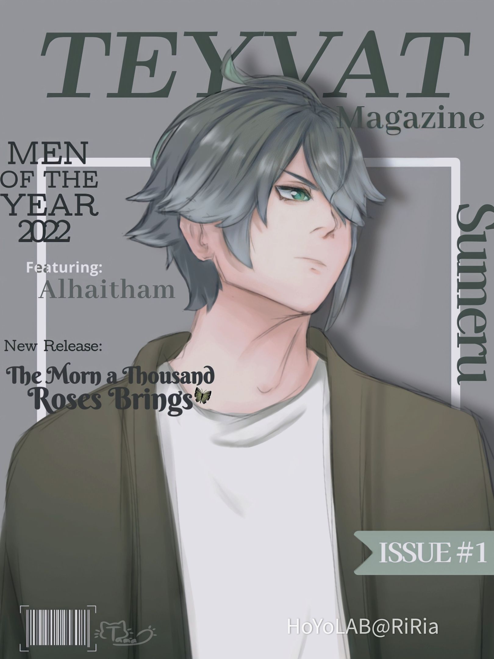 Alhaitham Cover Magazine Genshin Impact | HoYoLAB