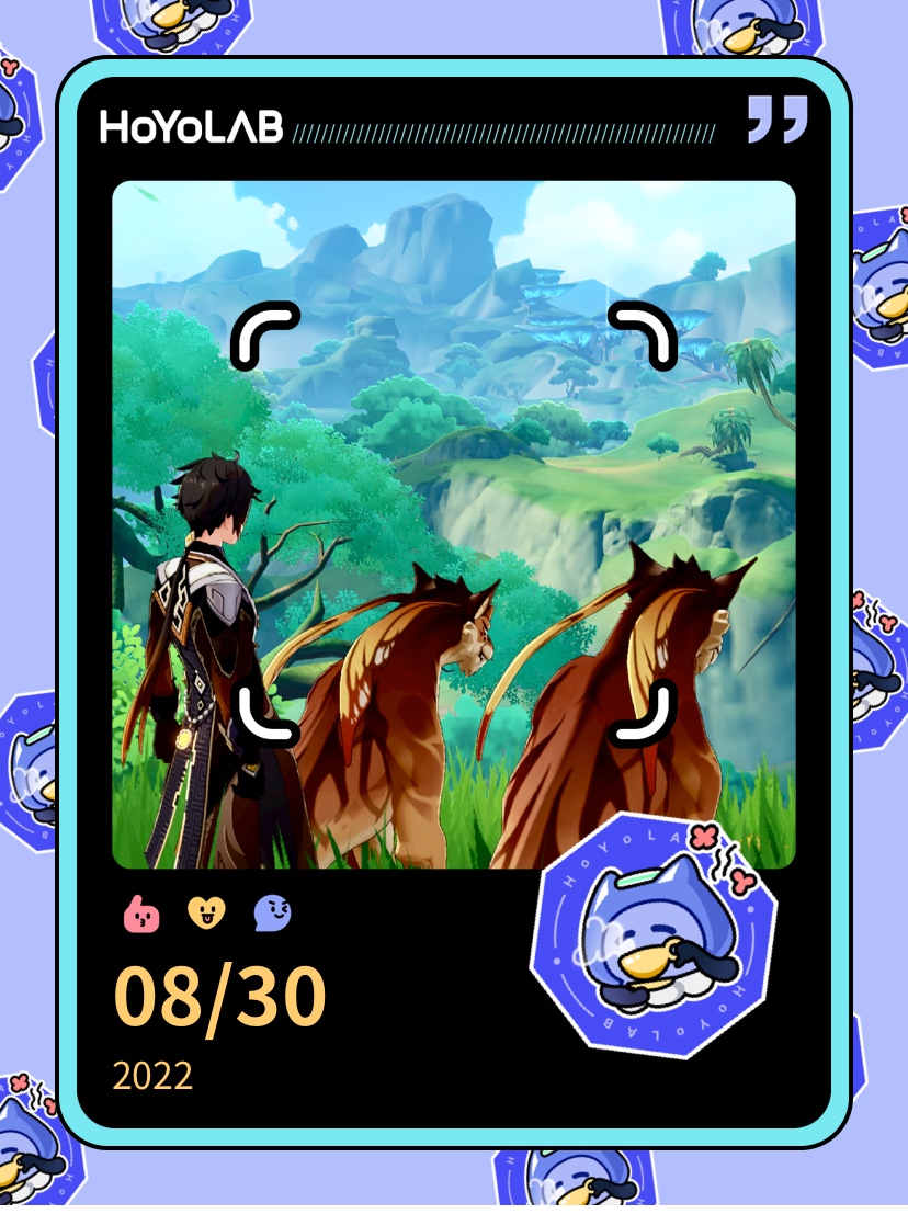 08/30 Diary - # Around the Game World | HoYoLAB