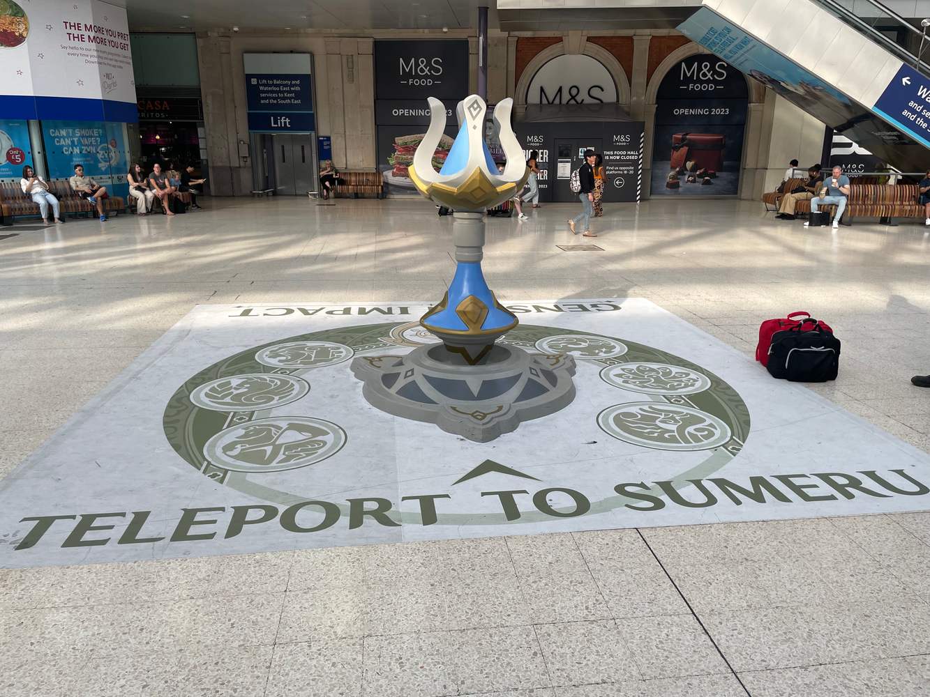 Visited the Teleport at Waterloo Station Genshin Impact | HoYoLAB