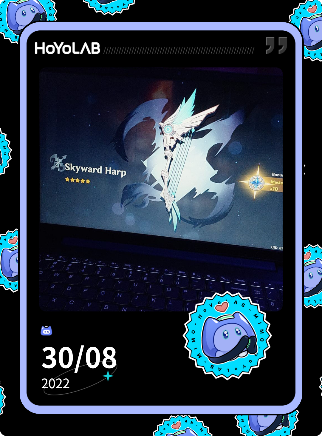 30/08 Diari -# Tadi Tanganku Terpleset | HoYoLAB