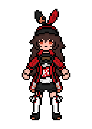 Pixelated Amber PizzaHut Edition :3 Genshin Impact | HoYoLAB