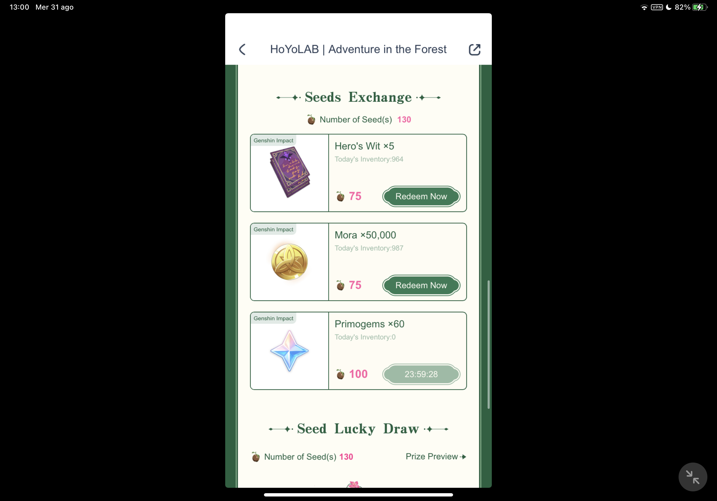 event Genshin Impact | HoYoLAB