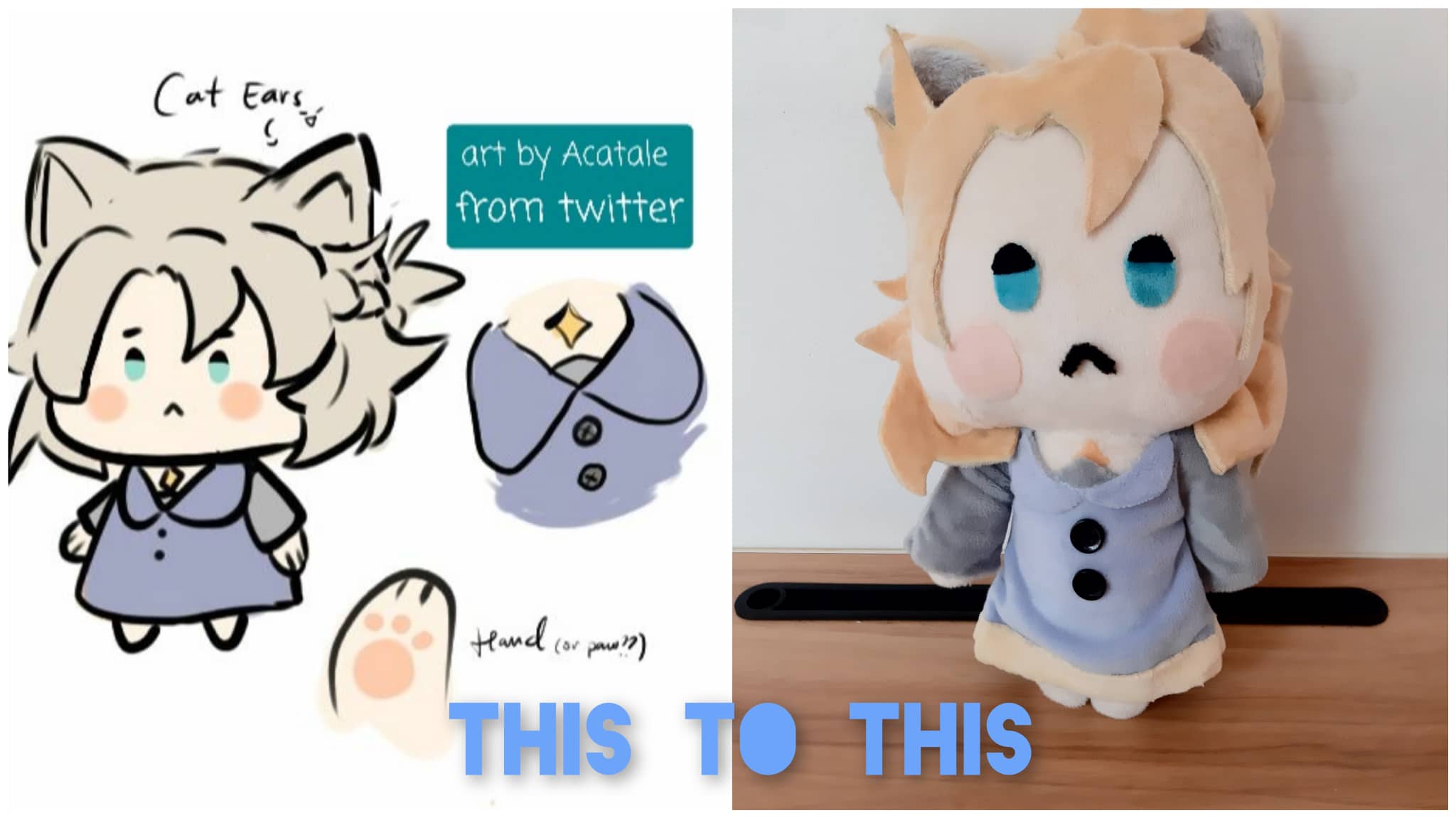My Plush-making Process Ft Nya-Albedo and friends [a semi-guide to ...