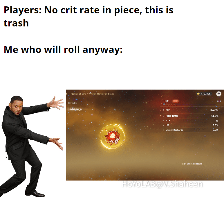 Meme #5 for today's artifact Genshin Impact | HoYoLAB