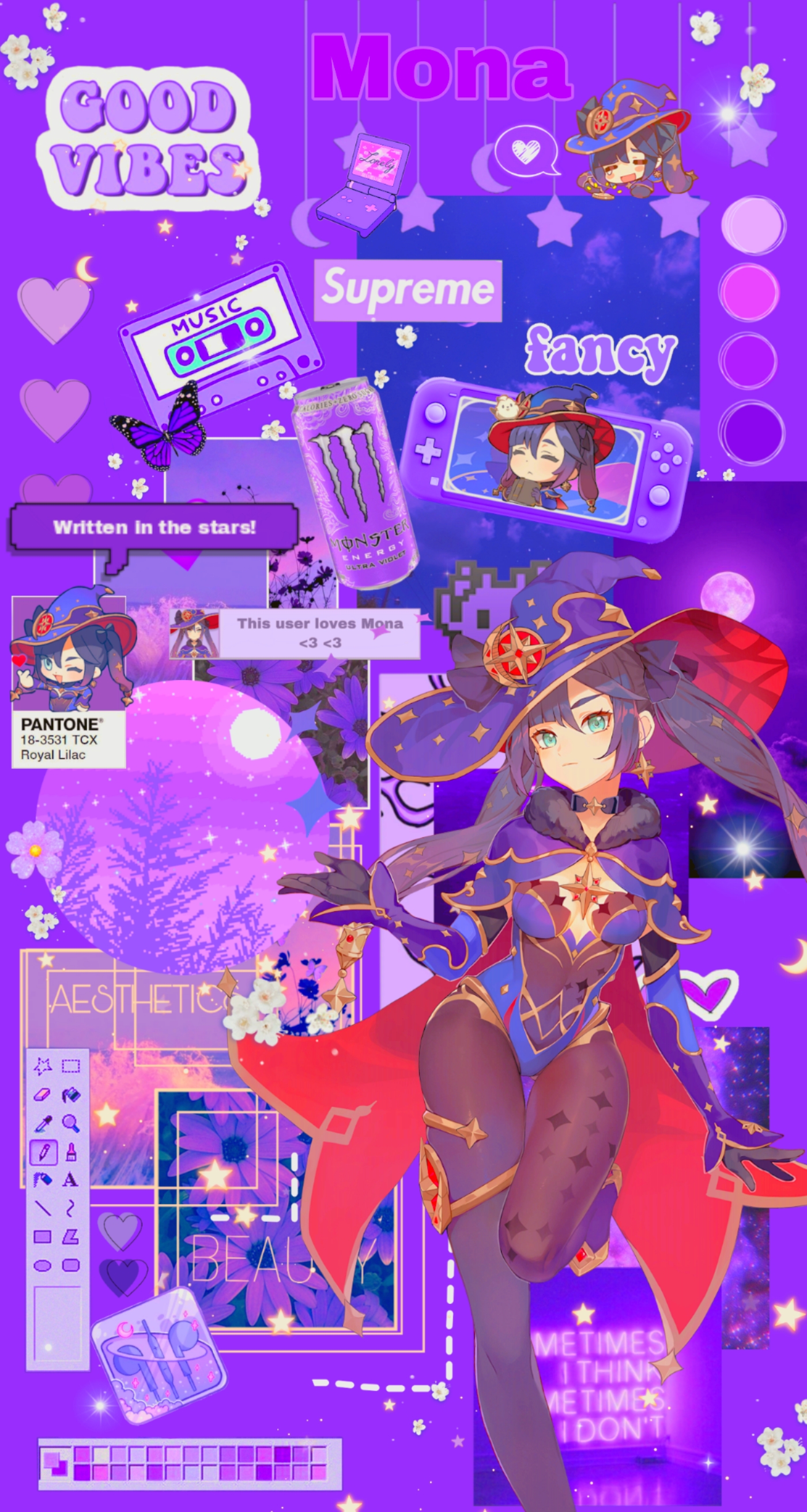 Mona Wallpaper ⭐💜 Genshin Impact | HoYoLAB