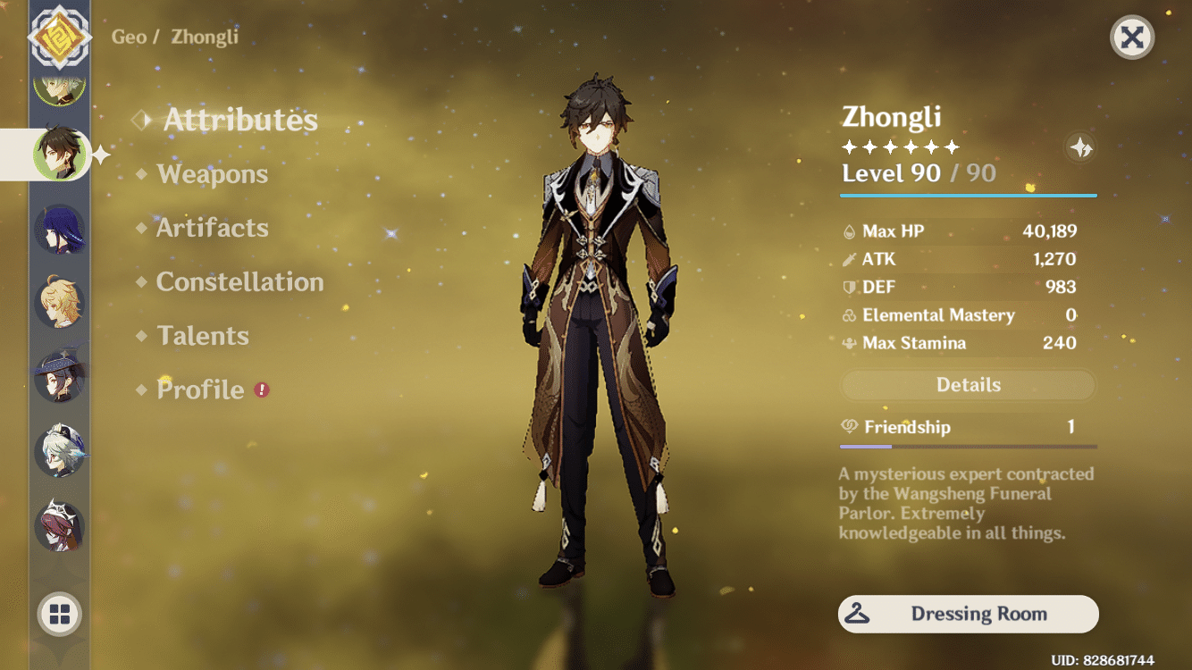 Zongli ️ Genshin Impact | HoYoLAB