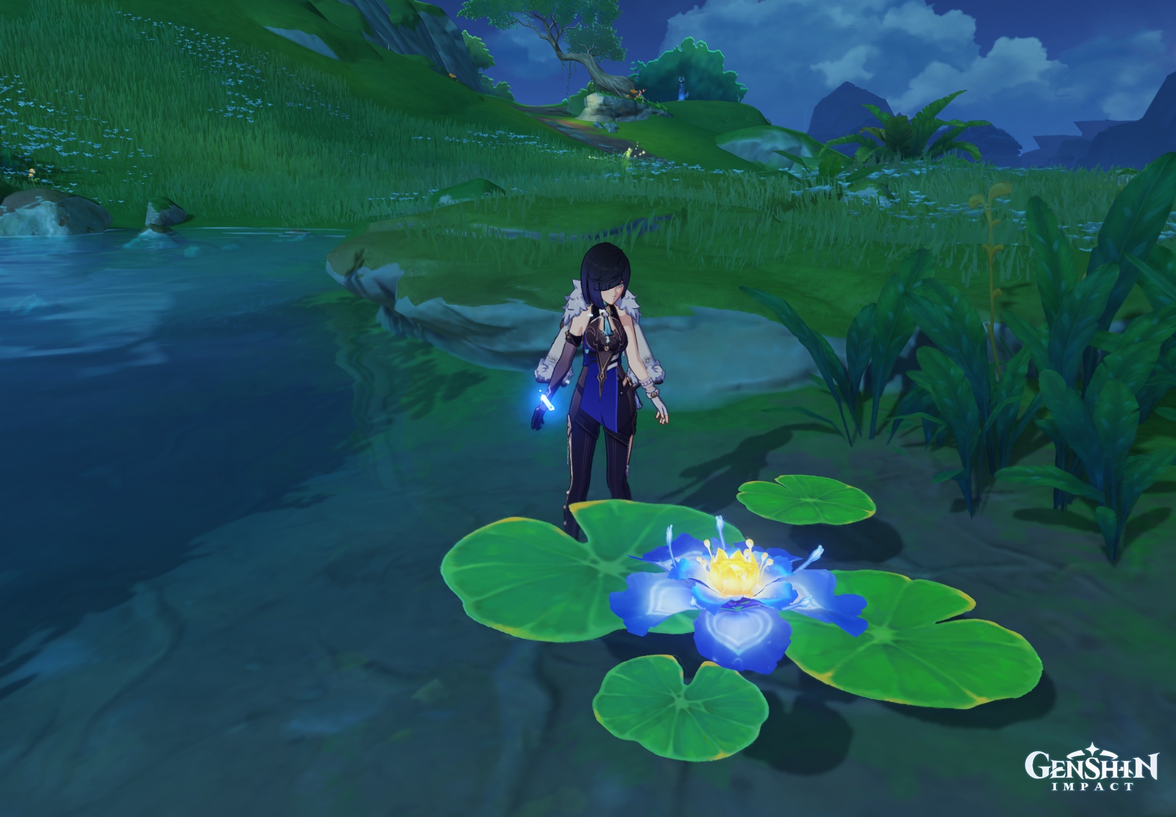 The Beautiful Blue Genshin Impact | HoYoLAB