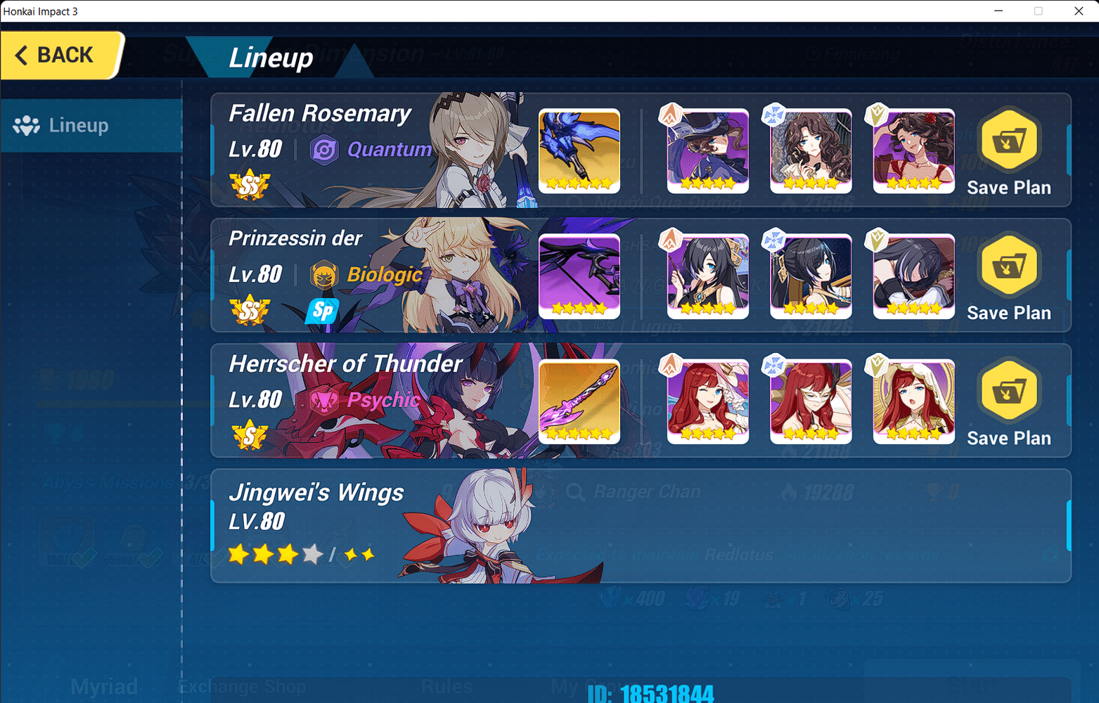 Husk Nihilus Paralyze (counter) Ex Abyss RL D417 Honkai Impact 3rd | HoYoLAB