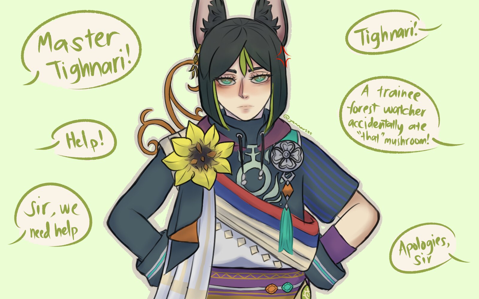 'nari when some dumdum eats a poisonous mushroom 🍄 Genshin Impact | HoYoLAB