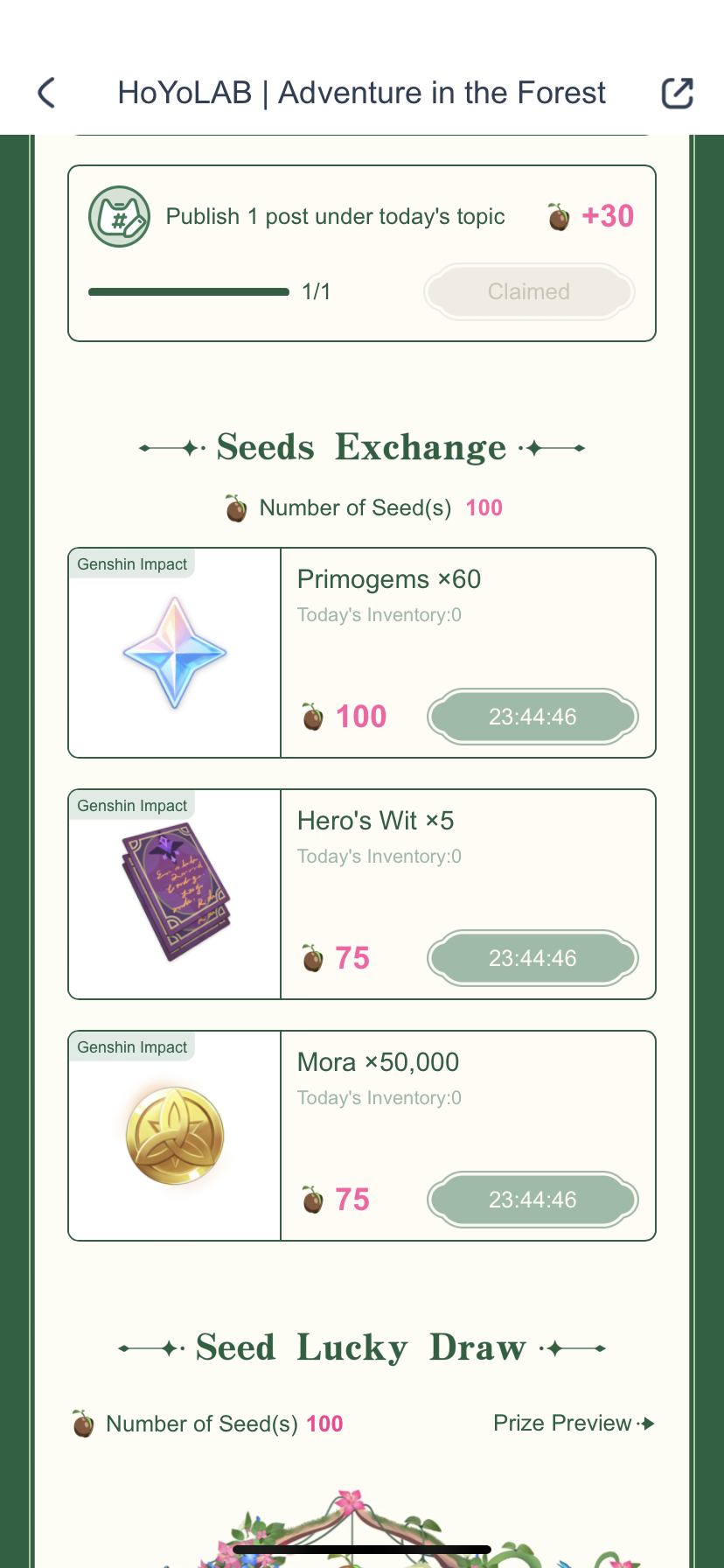 NEW WEBEVENT HELP Genshin Impact | HoYoLAB