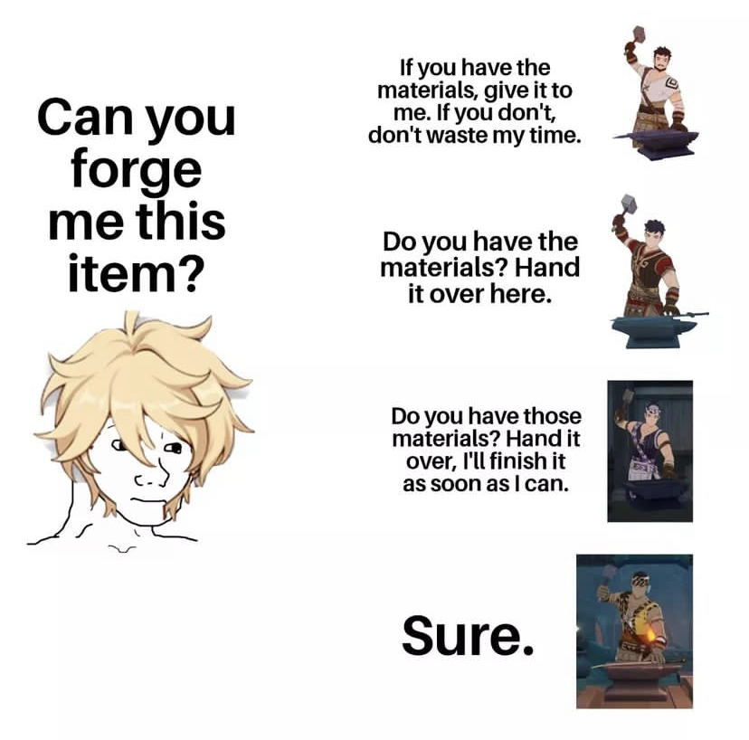 Why does the one from monstat gotta be rude, Sumeru is superior Genshin ...