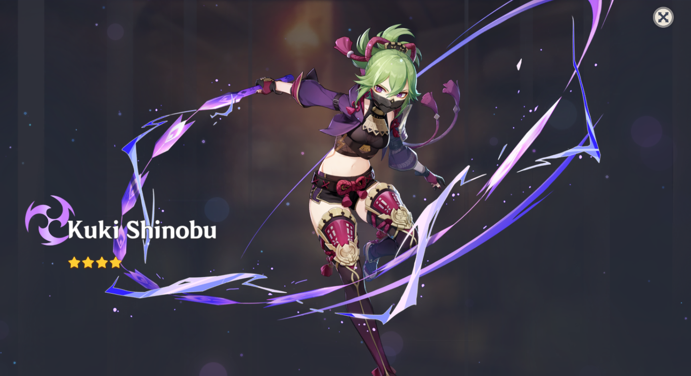 Got Kuki Shinobu on Standard Banner! Genshin Impact | HoYoLAB