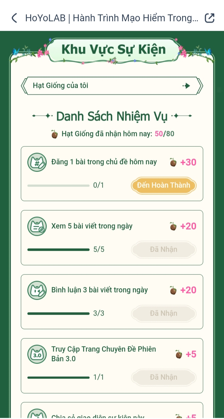 Event Genshin Impact | HoYoLAB