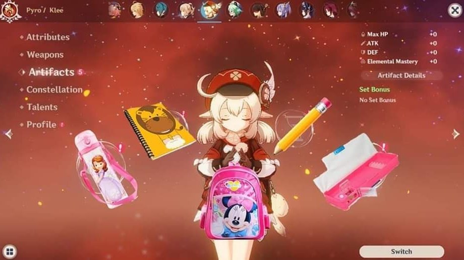 Me coming back to school Genshin Impact | HoYoLAB