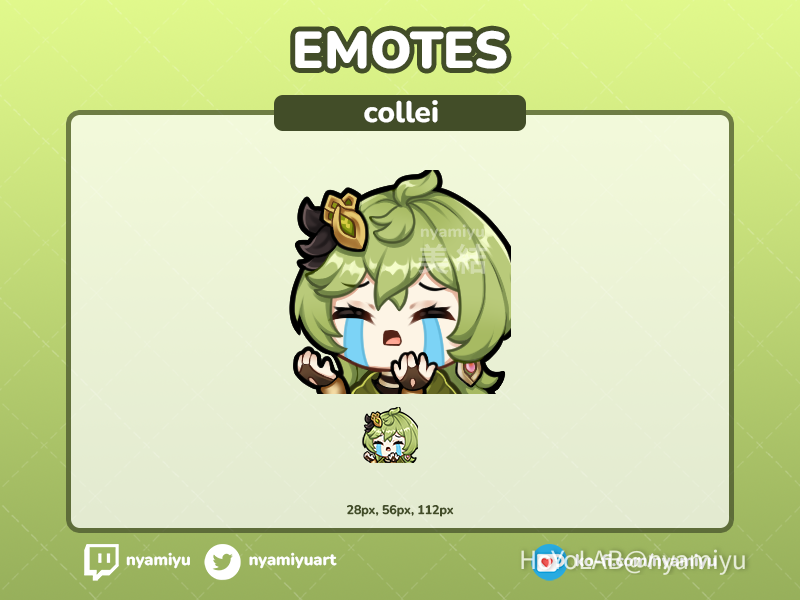 Collei Cry P2U Emote Genshin Impact | HoYoLAB