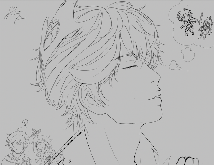 old childe art Genshin Impact | HoYoLAB