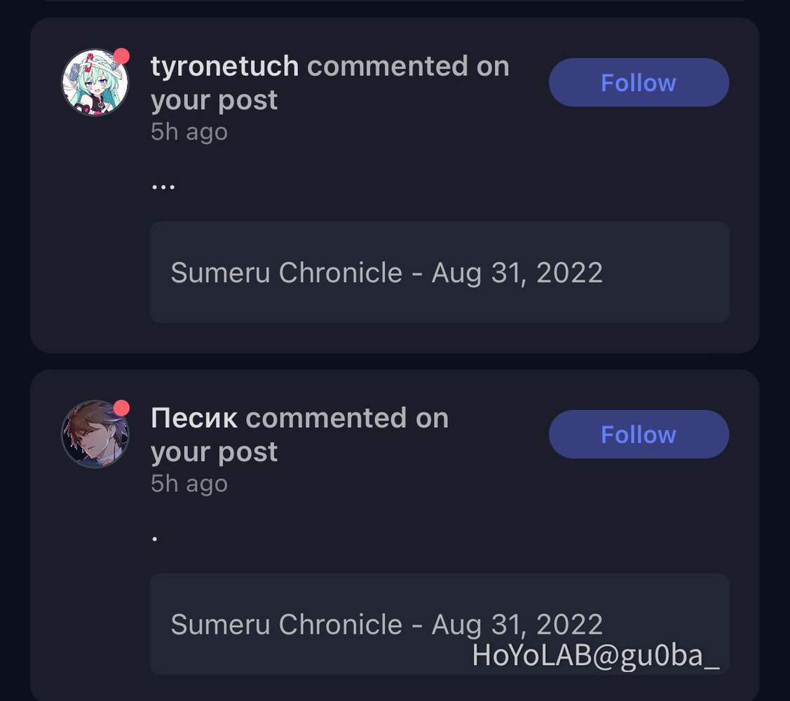 Stop commenting useless nonsense | HoYoLAB