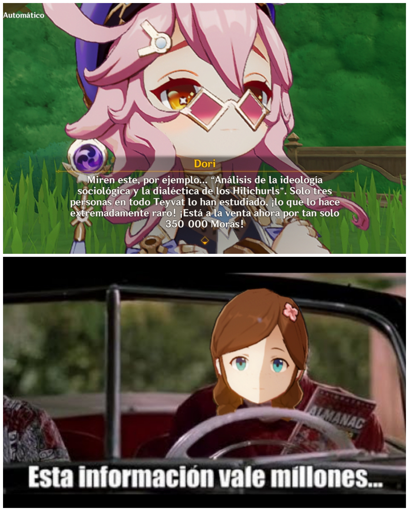 Mas que la tierra del conocimiento, la tierra de los memes es sumeru ...