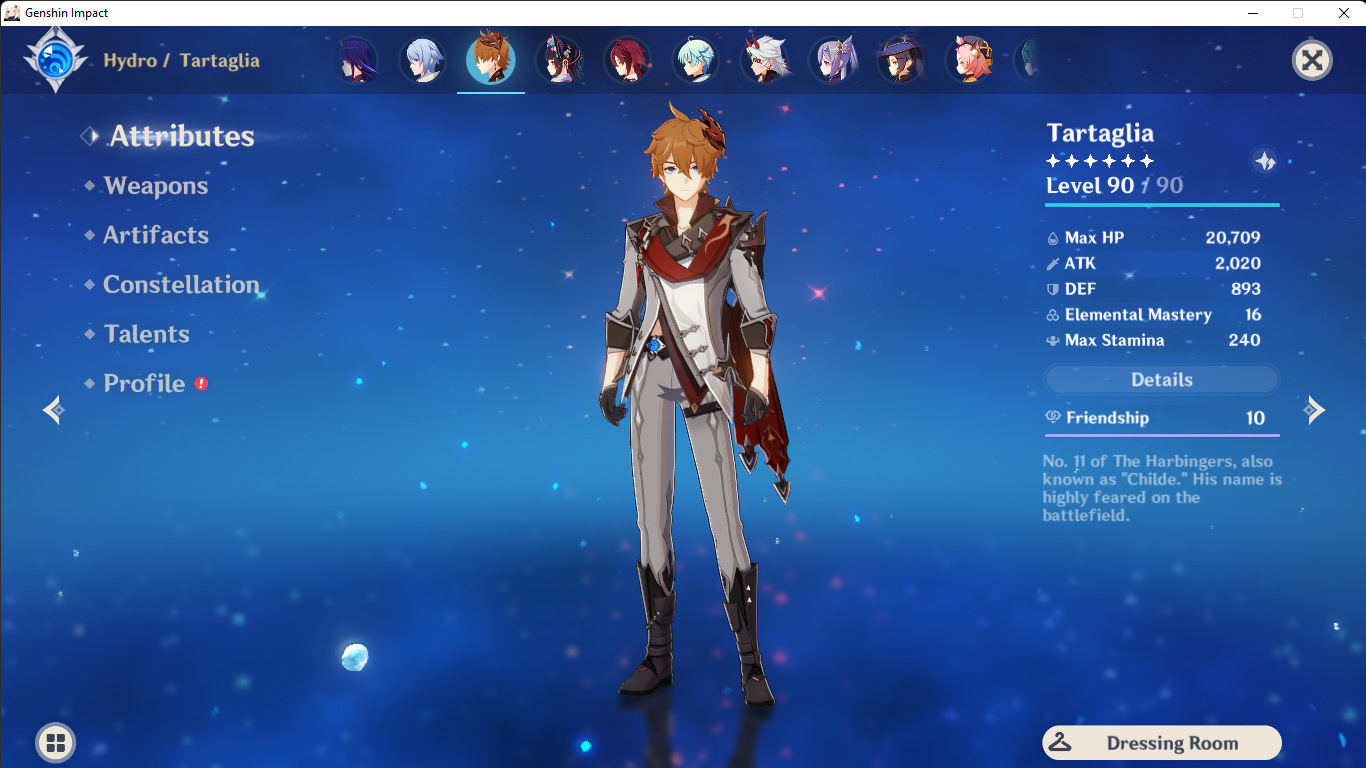 Currently peak Childe build! Genshin Impact | HoYoLAB