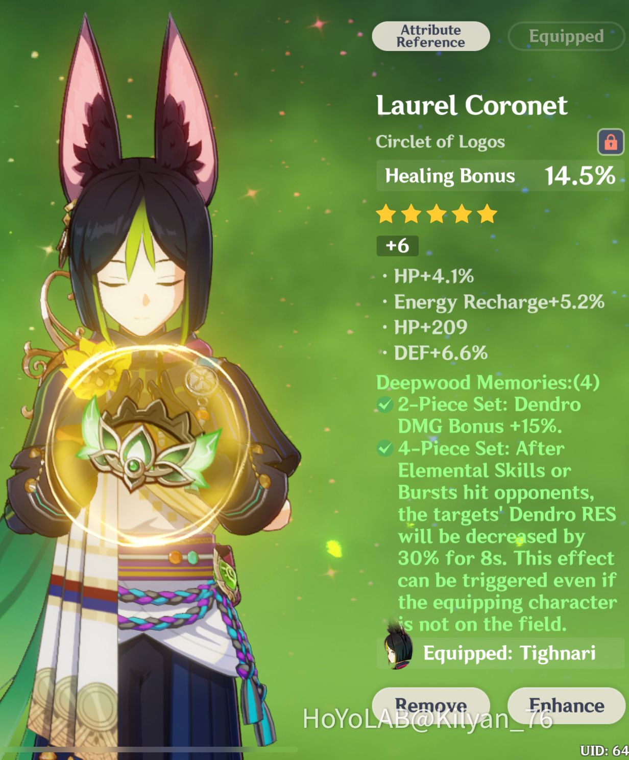 Deepwood Memories Artifact Genshin Impact | HoYoLAB