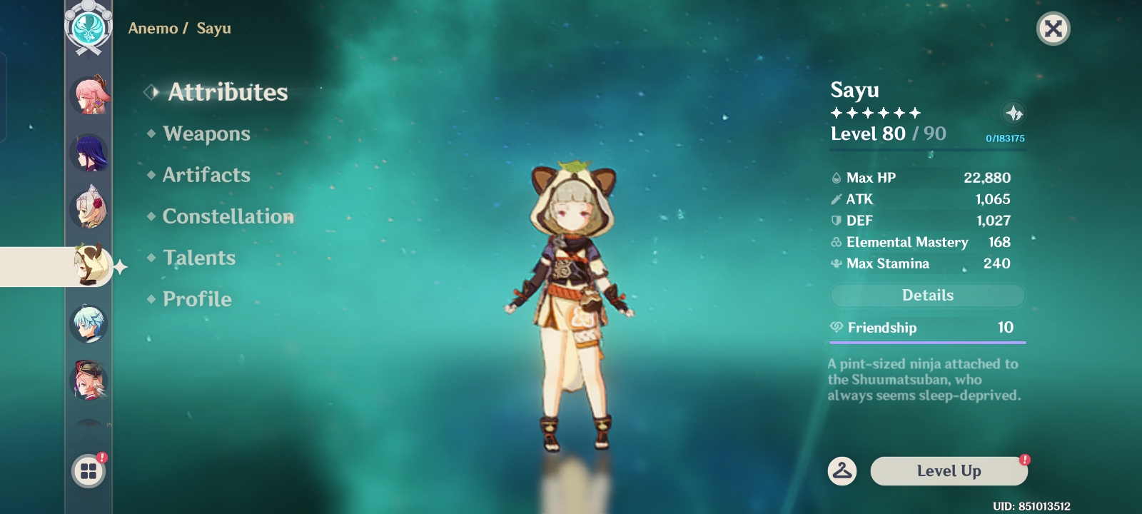 Sayu build showcase Genshin Impact | HoYoLAB