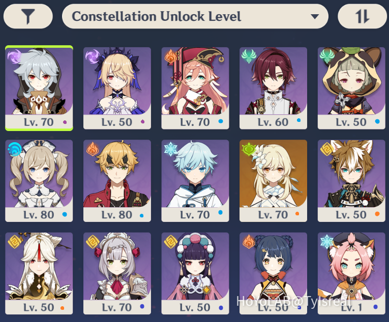 Constellations Genshin Impact | HoYoLAB