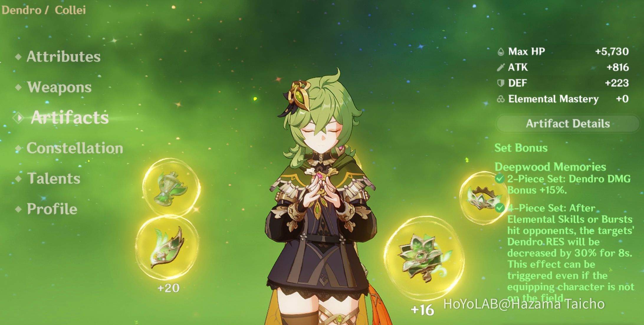 My Collei Build Genshin Impact | HoYoLAB